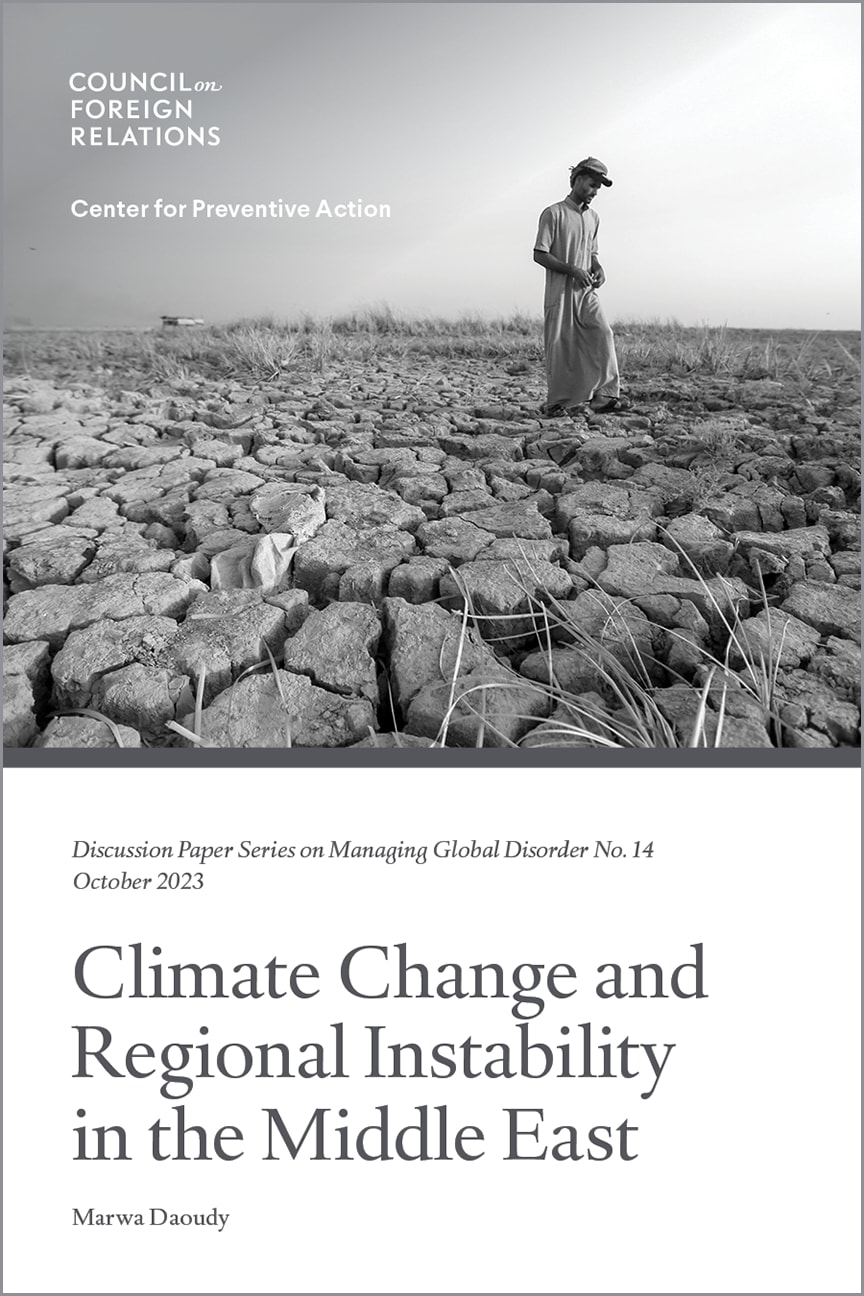 Climate Change and Regional Instability in the Middle East | Council on ...