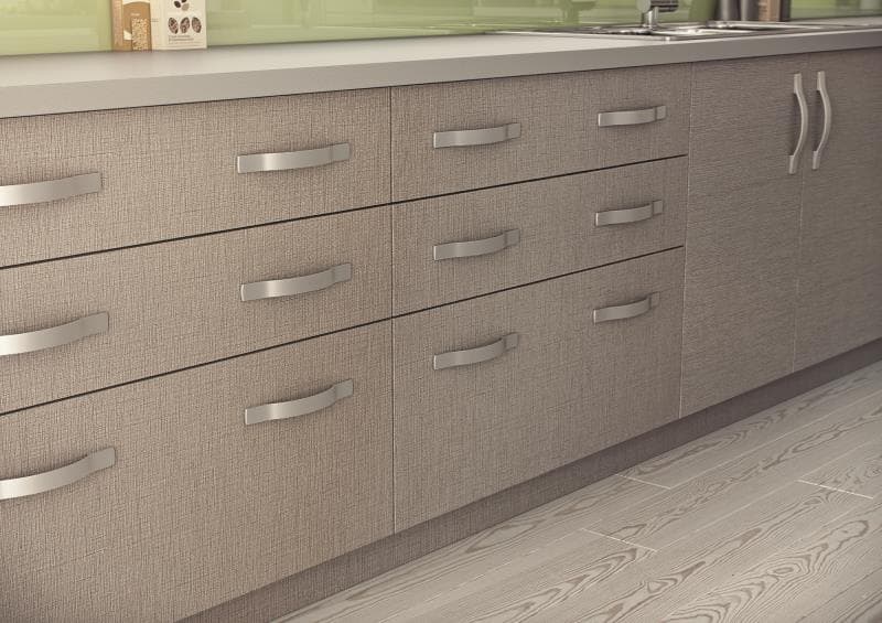 Économique PVC Edged Kitchen Doors XYLOCleaf Confort Nadir