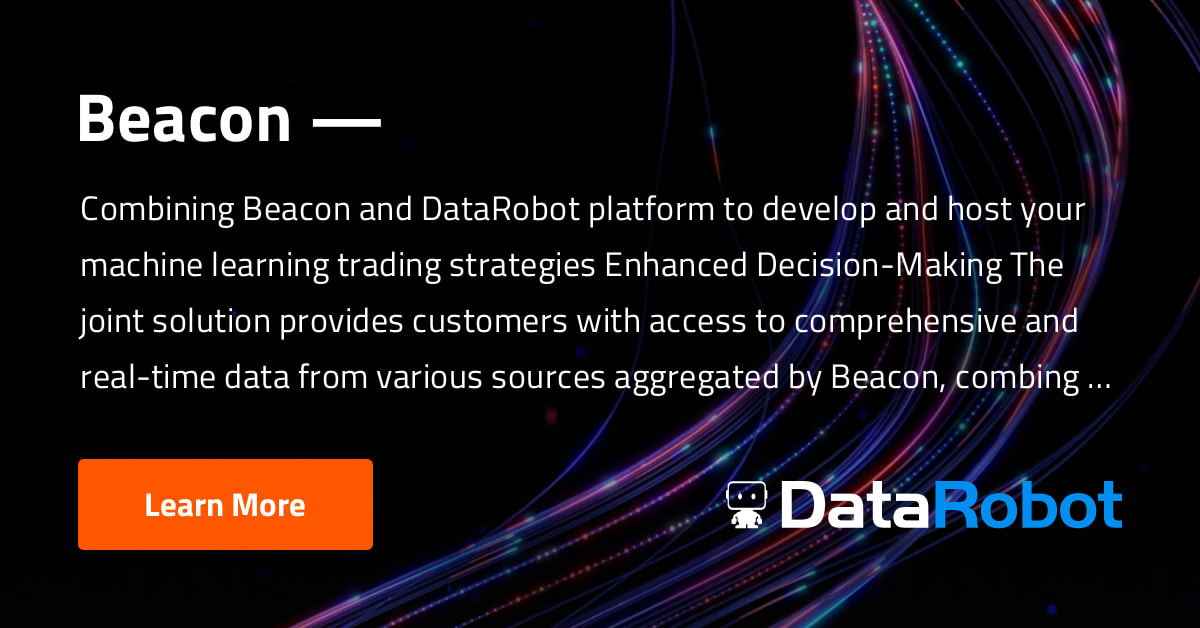 Beacon — Commodity Spreads Trading | DataRobot
