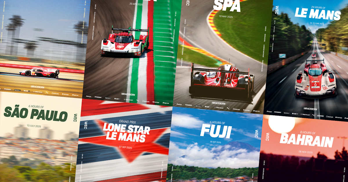 WEC Race Posters 2025