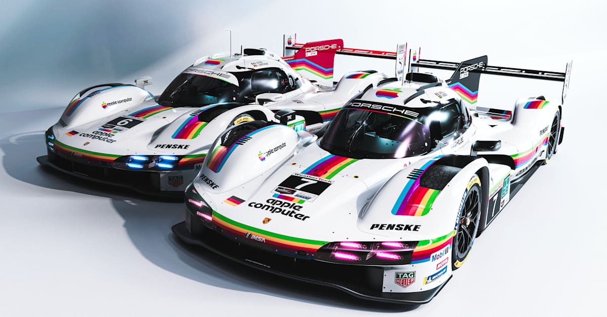 Porsche Penske Motorsport brings Apple Computer colours to IMSA