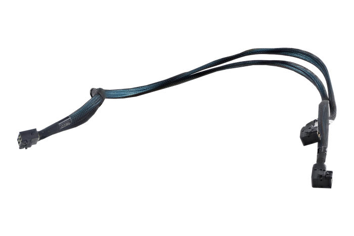 Dell PowerEdge R740 1x8 2.5" Dual Mini SAS to PCIe Cable