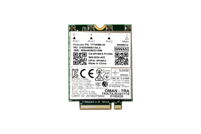 Dell 4G WWAN Card DW5821E HMGJ3 - Ref