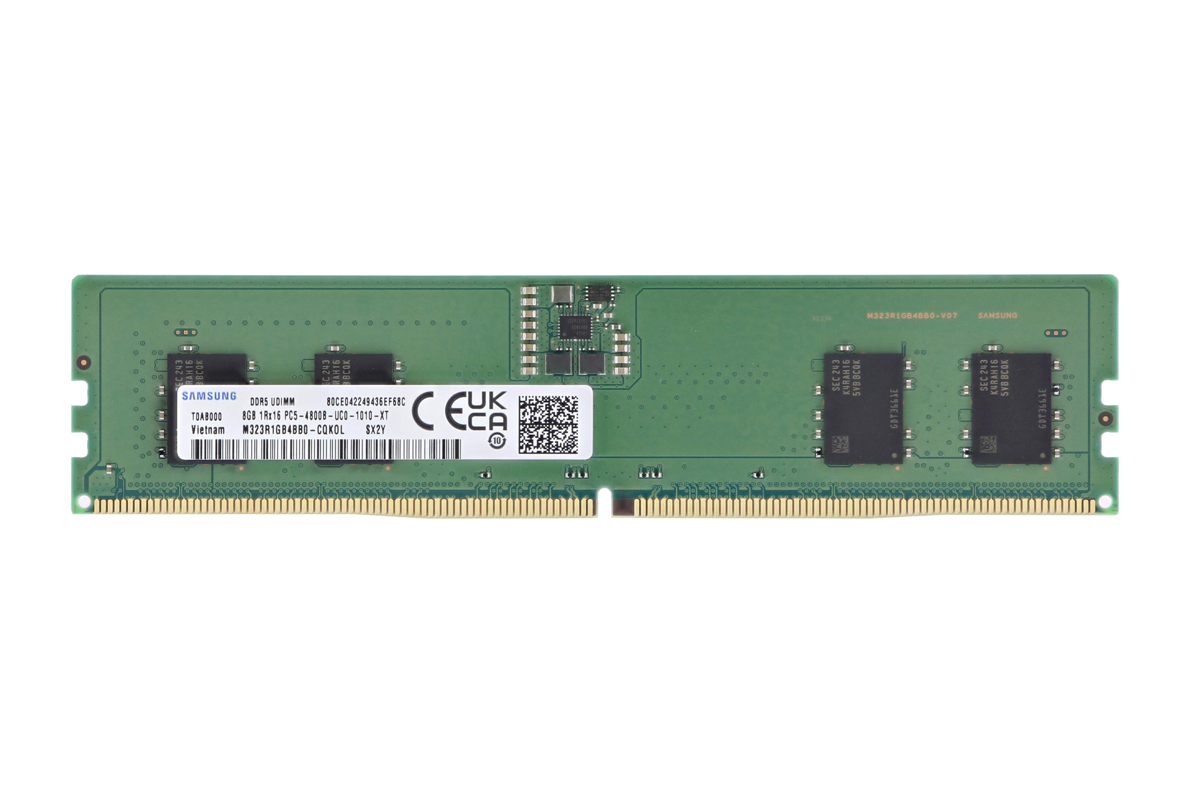 Samsung 8GB PC5-4800B-U 1Rx16 Non-ECC M323R1GB4BB0-CQK | Buy Online