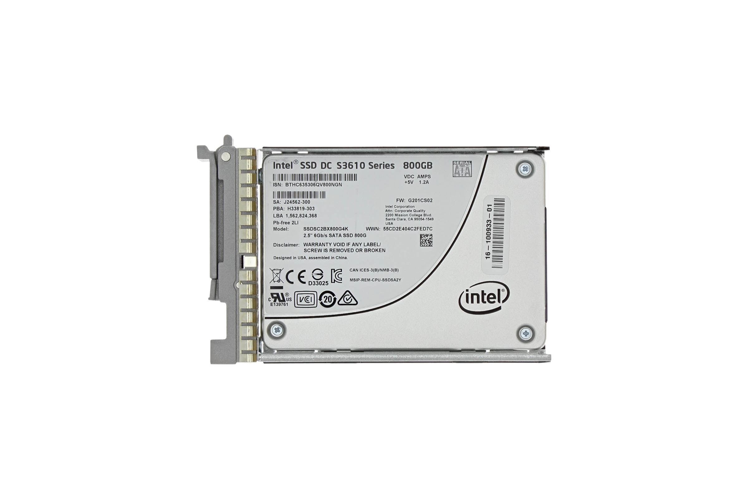 UCS-SD800G12S3-EP Cisco 800GB SATA 6G 2.5" Solid State Drive