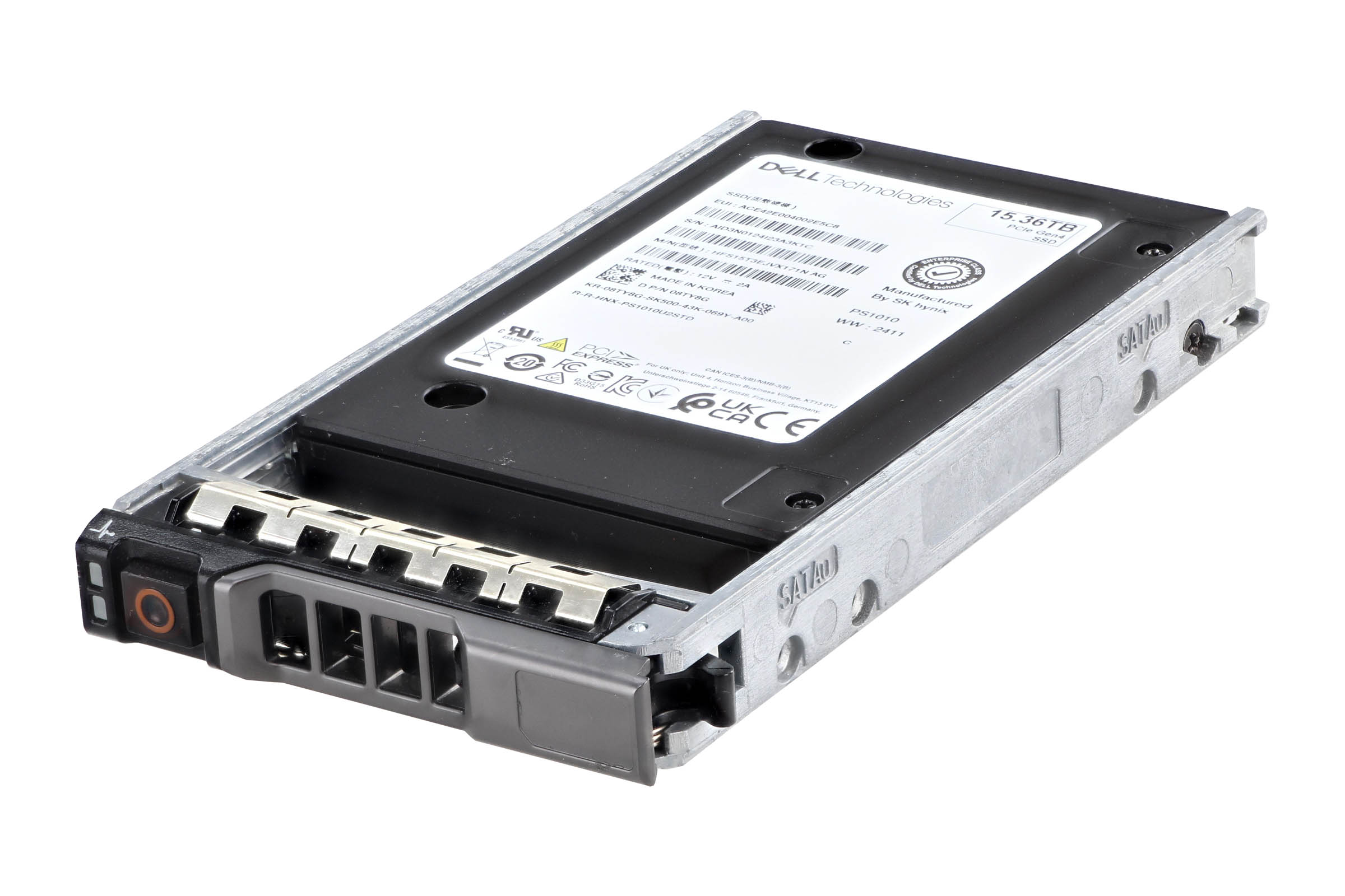 Dell 15.36TB PCIe NVMe Gen4 2.5" SSD 8TY8G | Buy Online