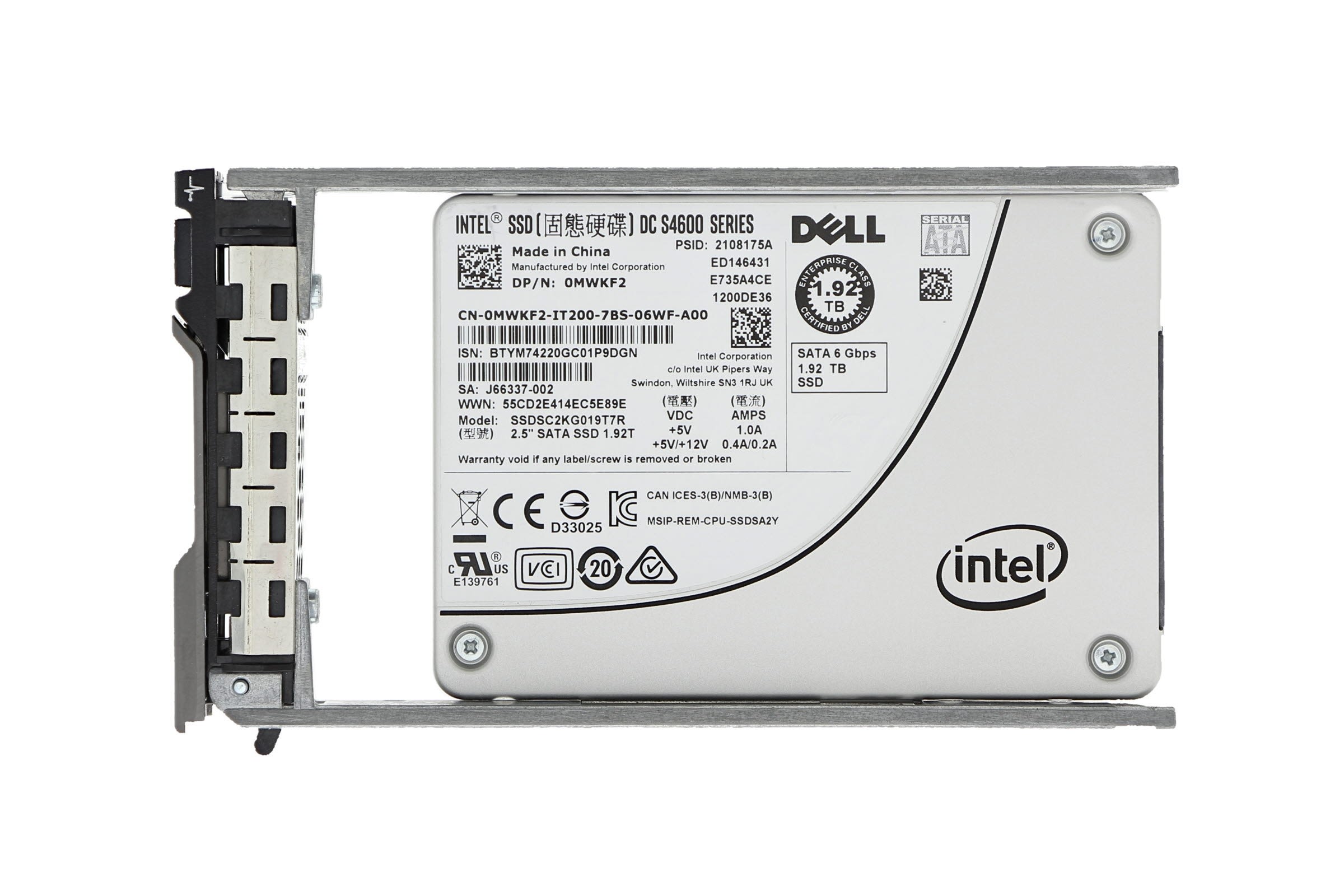 Dell 1.92TB SATA 2.5" 6G New Pull SSD MWKF2 | Buy Online