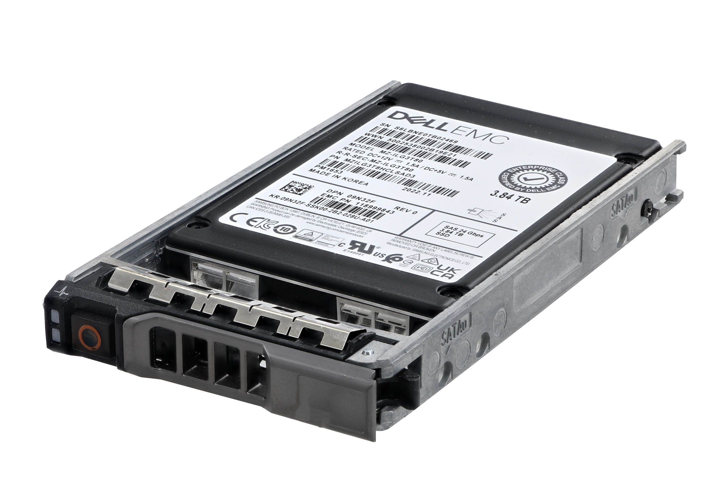 Dell 3.84TB SAS 2.5" 24G New Pull SSD 9N32F | Buy Online