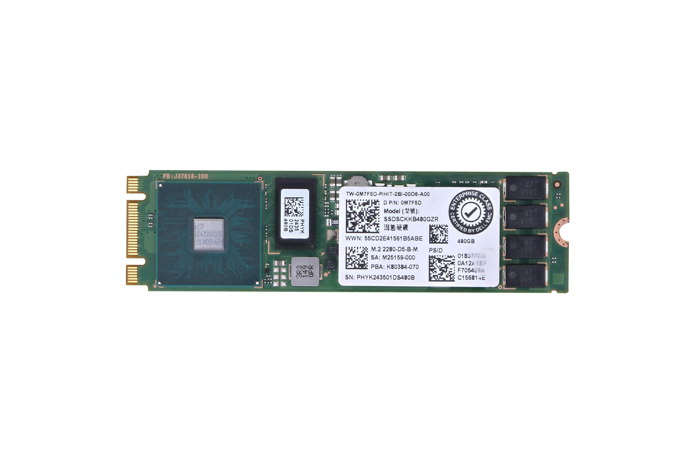 Dell 480GB SATA M.2 2280 6G SSD M7F5D | Buy Online