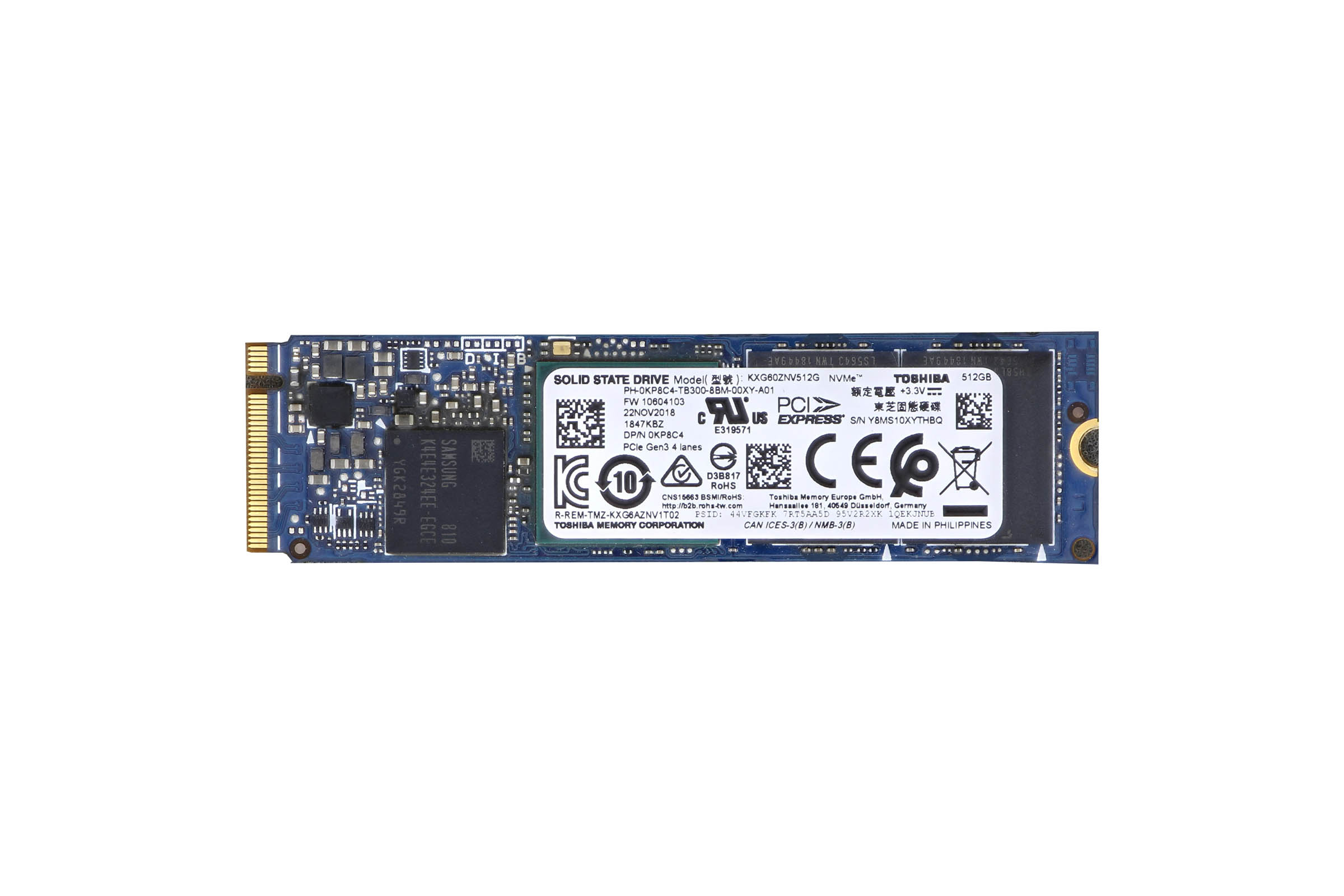 Dell 512GB PCIe NVMe Gen3 M.2 2280 SSD KP8C4 | Buy Online