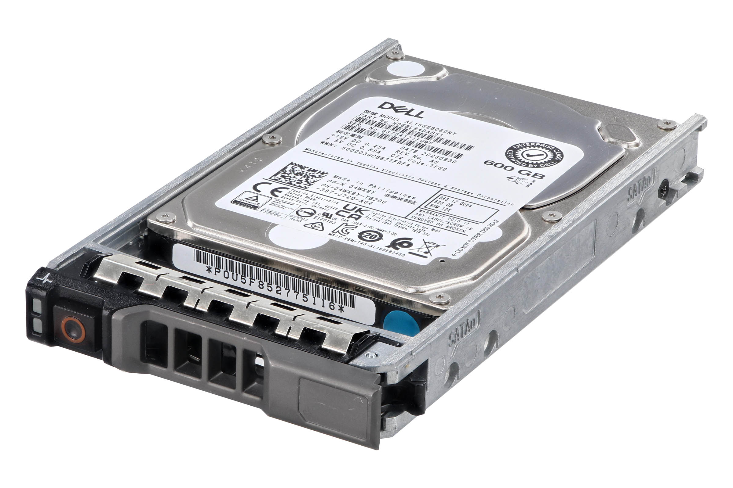 Dell 600GB SAS 2.5" 12G New Pull Hard Drive 4WX8Y | Buy Online