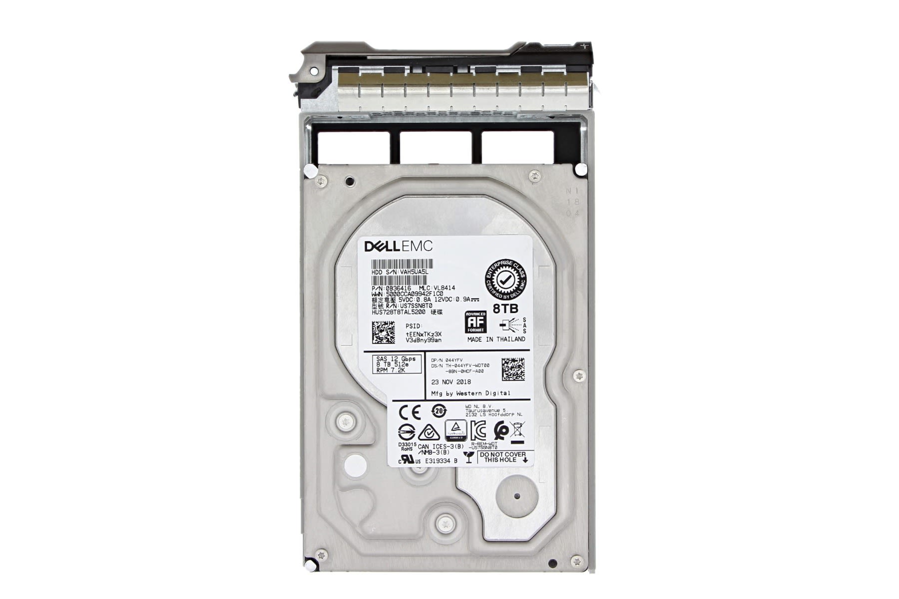 Dell 8TB SAS 3.5" 12G Refurbished Hard Drive 44YFV | Buy Online