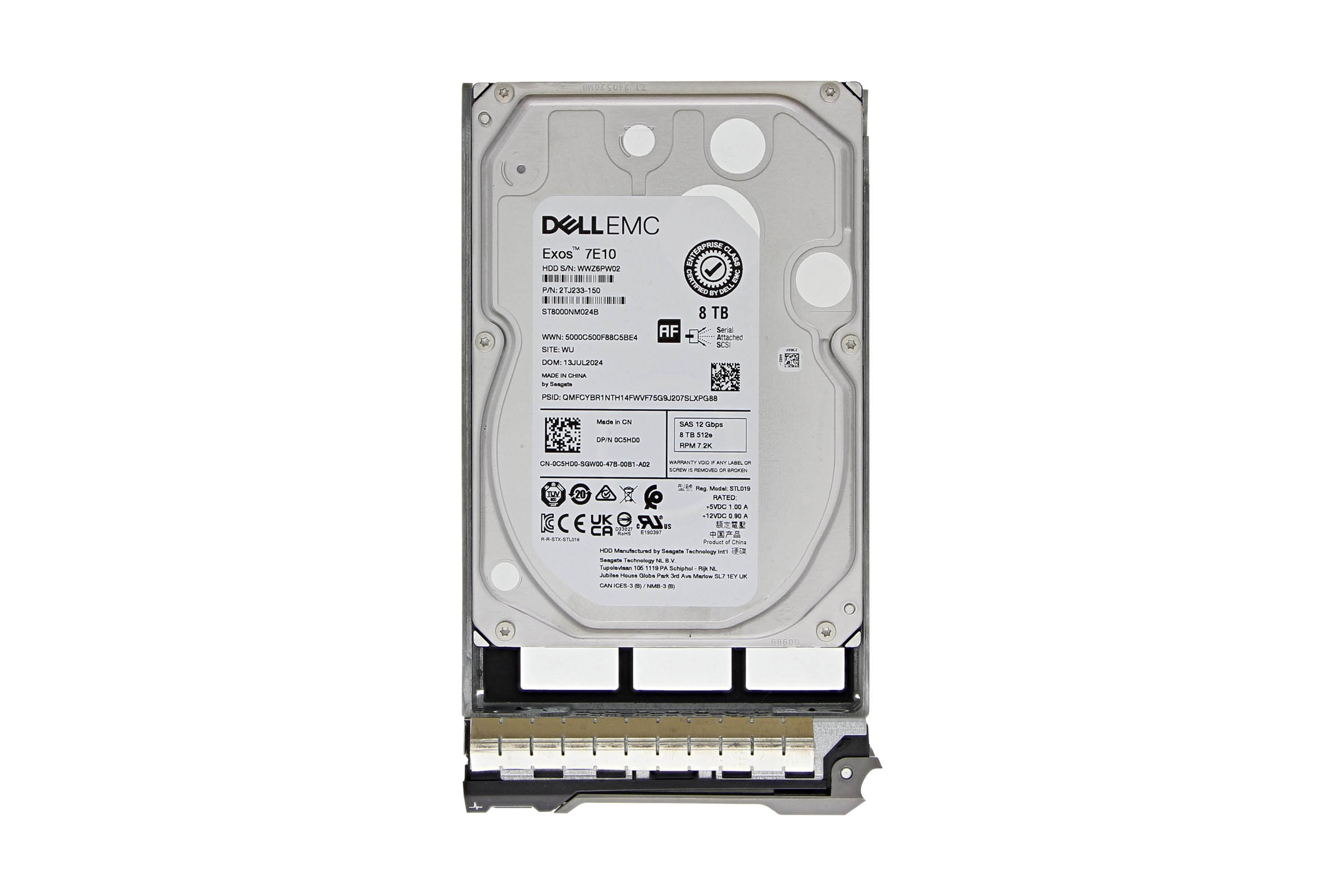 Dell 8TB SAS 7.2k 3.5" 12G Hard Drive C5HD0 | Buy Online