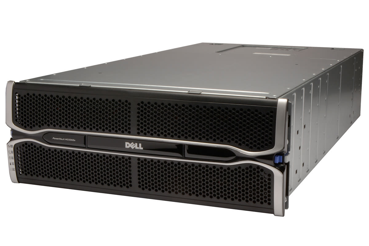 Dell Powervault MD3060e 6G SAS - 60 x 4TB SAS 7.2k HDDs | Buy Online