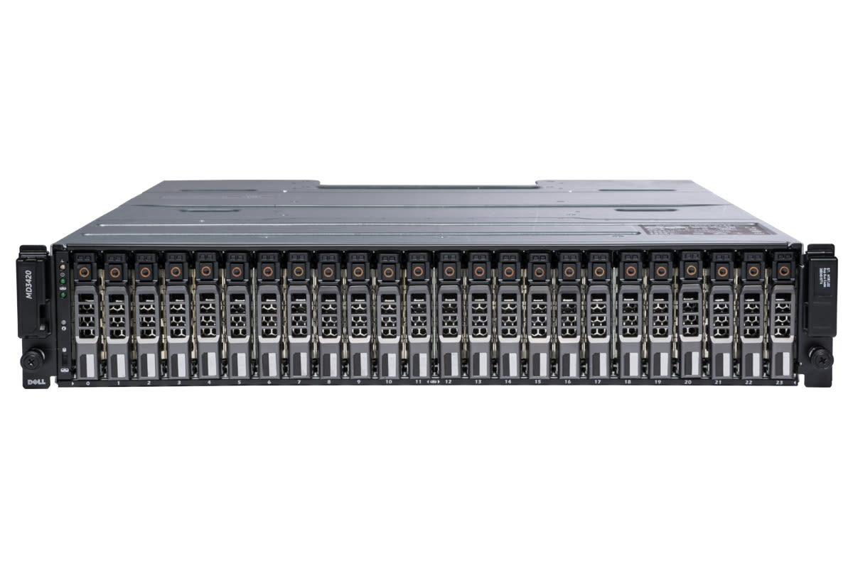 Dell Powervault MD3420 12G SAS - 24 x 1.2TB SAS 10k HDDs | Buy Online