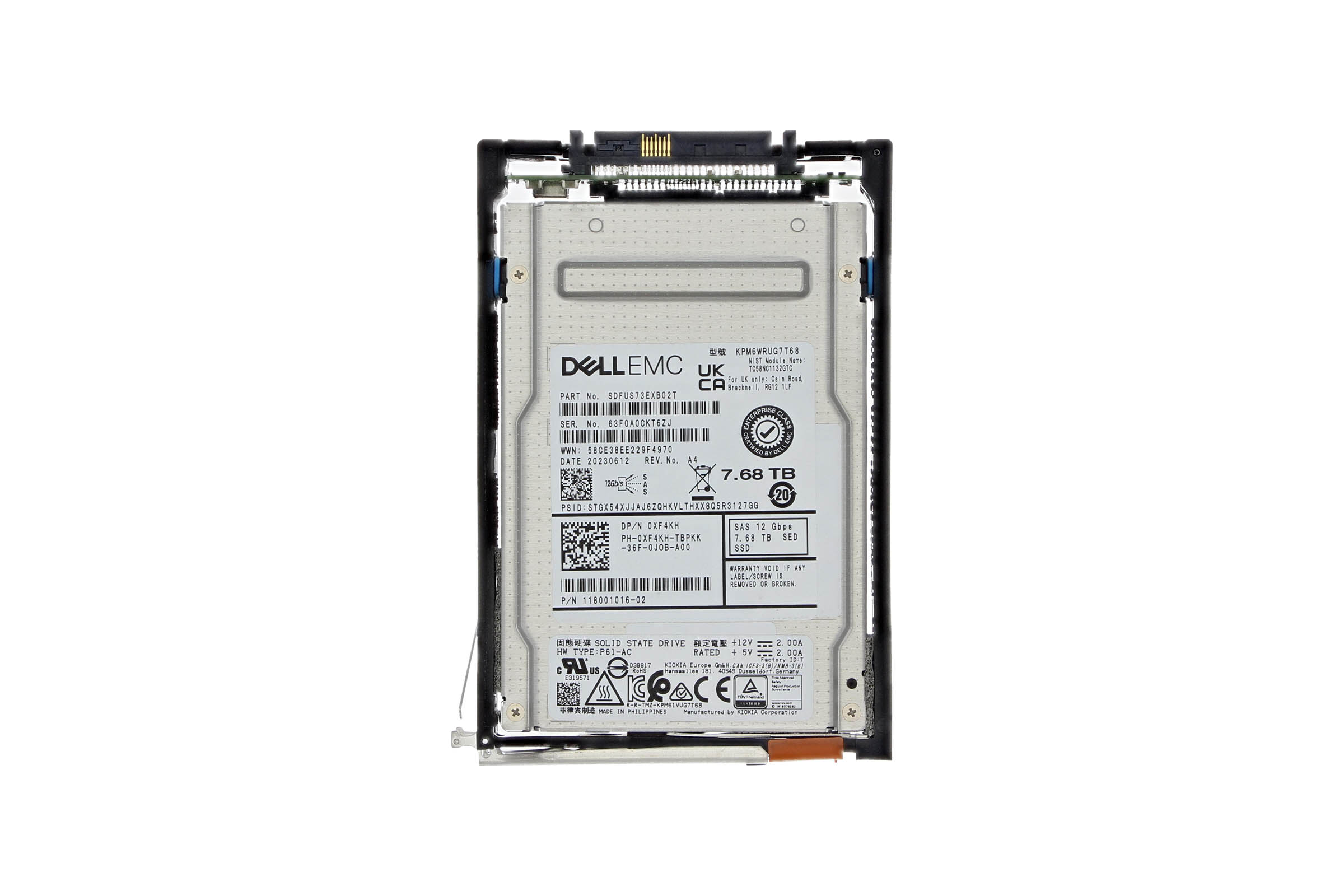 Dell PowerStore 7.68TB SAS 2.5" 12G New Pull SSD 005054006 | Buy Online