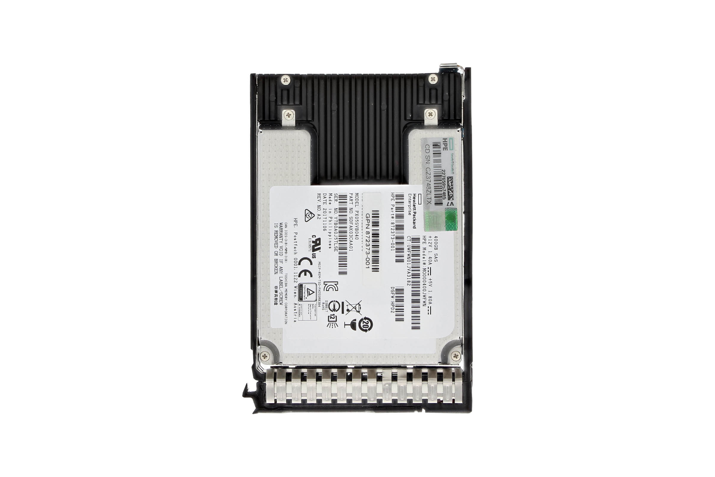 872505-001 HP 400GB SAS 2.5" 12G Solid State Drive SSD