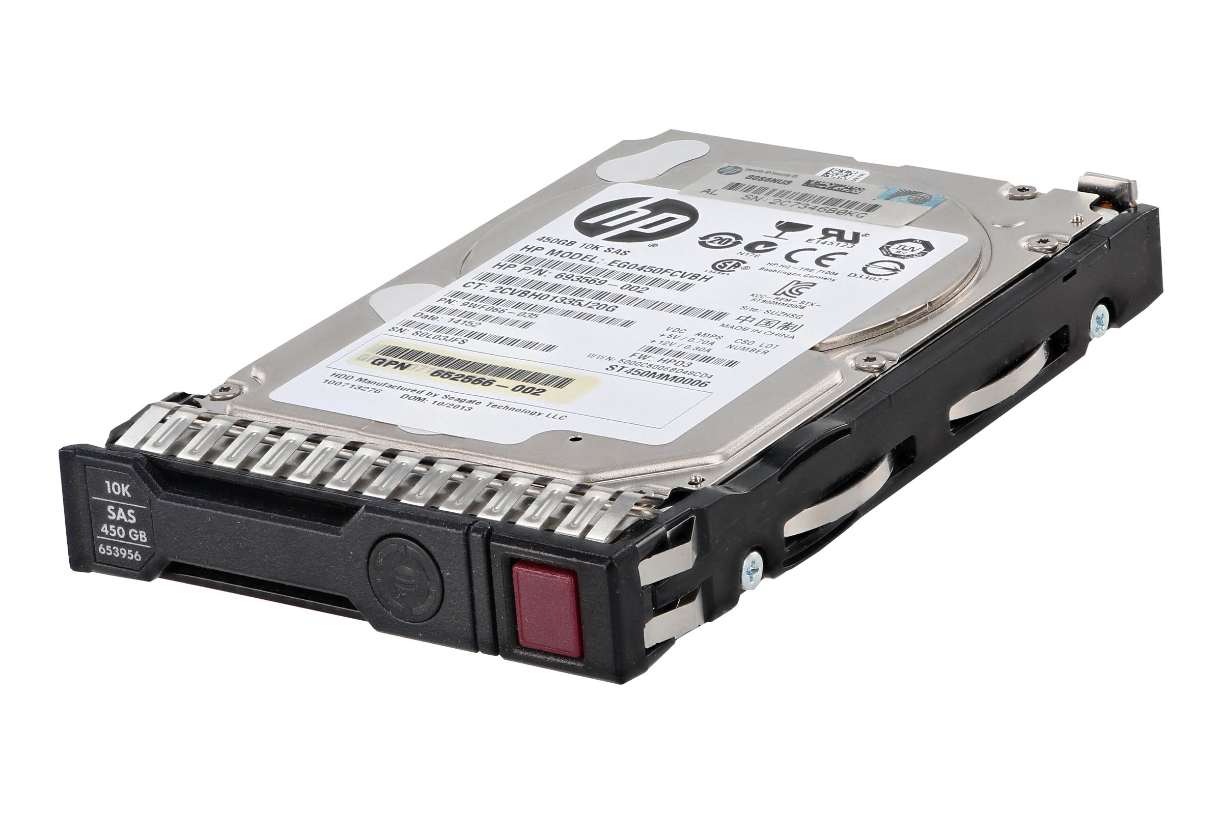 653956-001 HP 450GB 10k SAS 2.5" 6Gbps Hard Drive