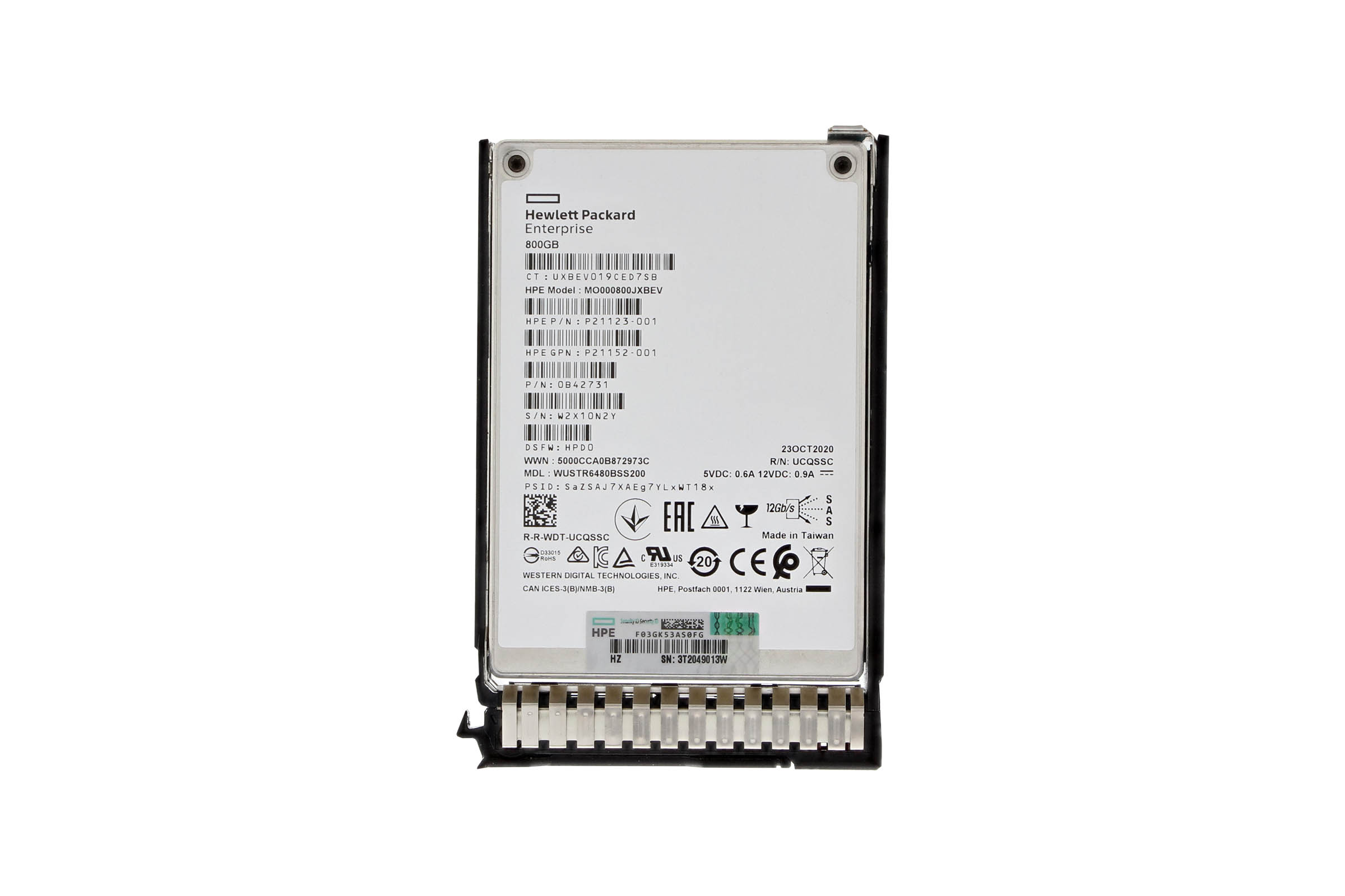 HPE 800GB SAS 2.5" 12G Refurbished SSD P22581-001 | Buy Online