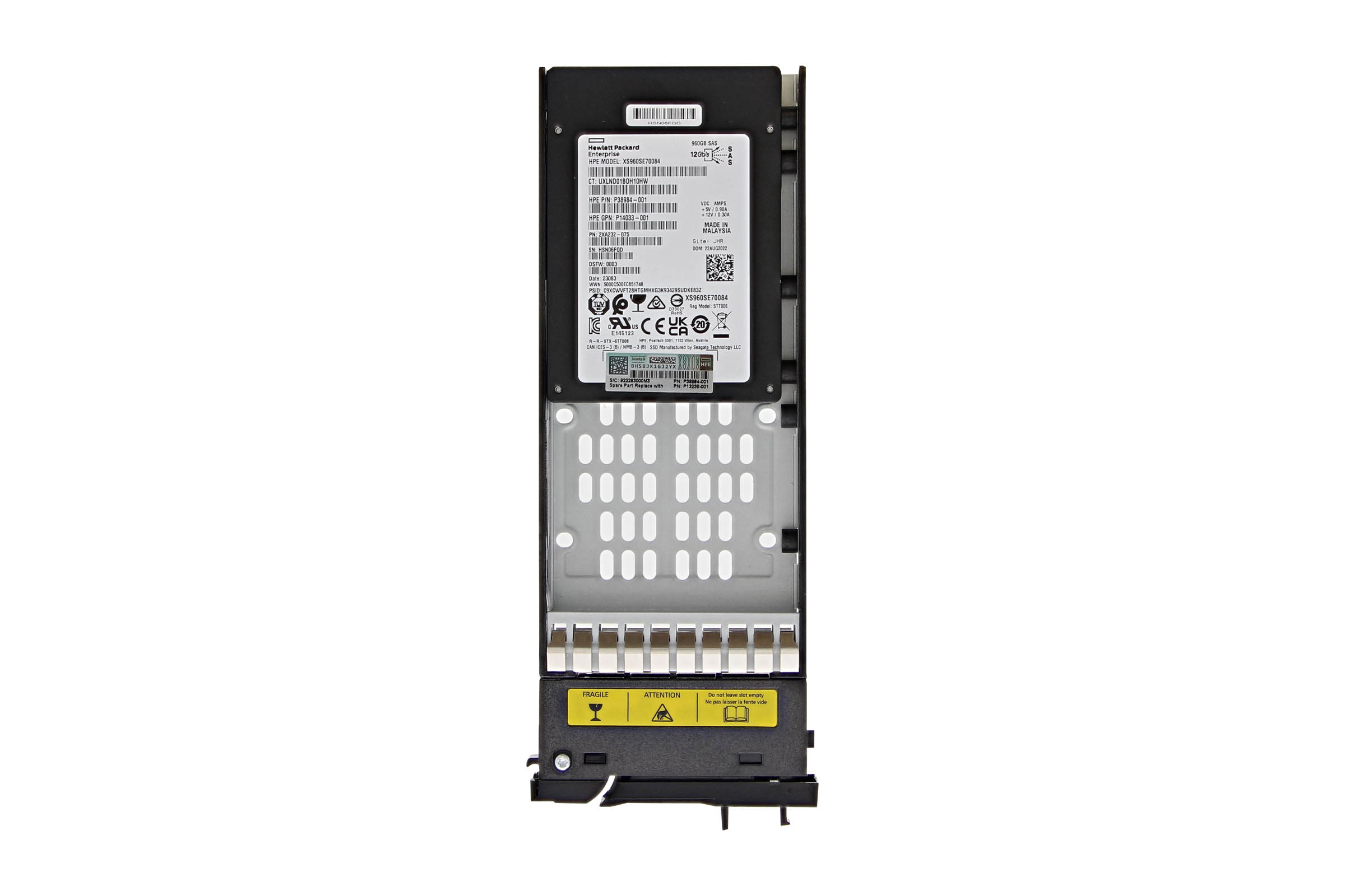 HPE MSA 960GB SAS 2.5" 12G SSD R0Q46A P13236-001 | Buy Online