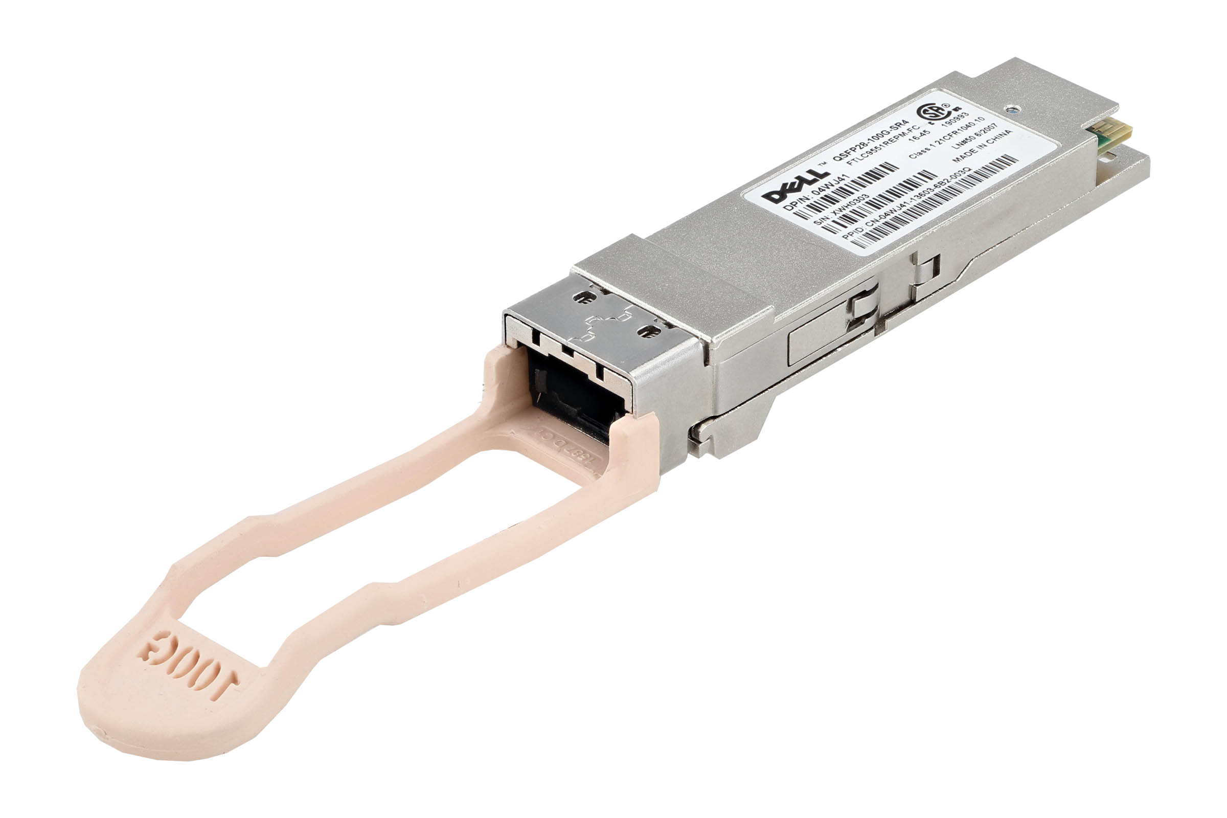 4 Pack | Dell 100Gb QSFP28 MPO Short Range Transceiver - 4WJ41 - Ref