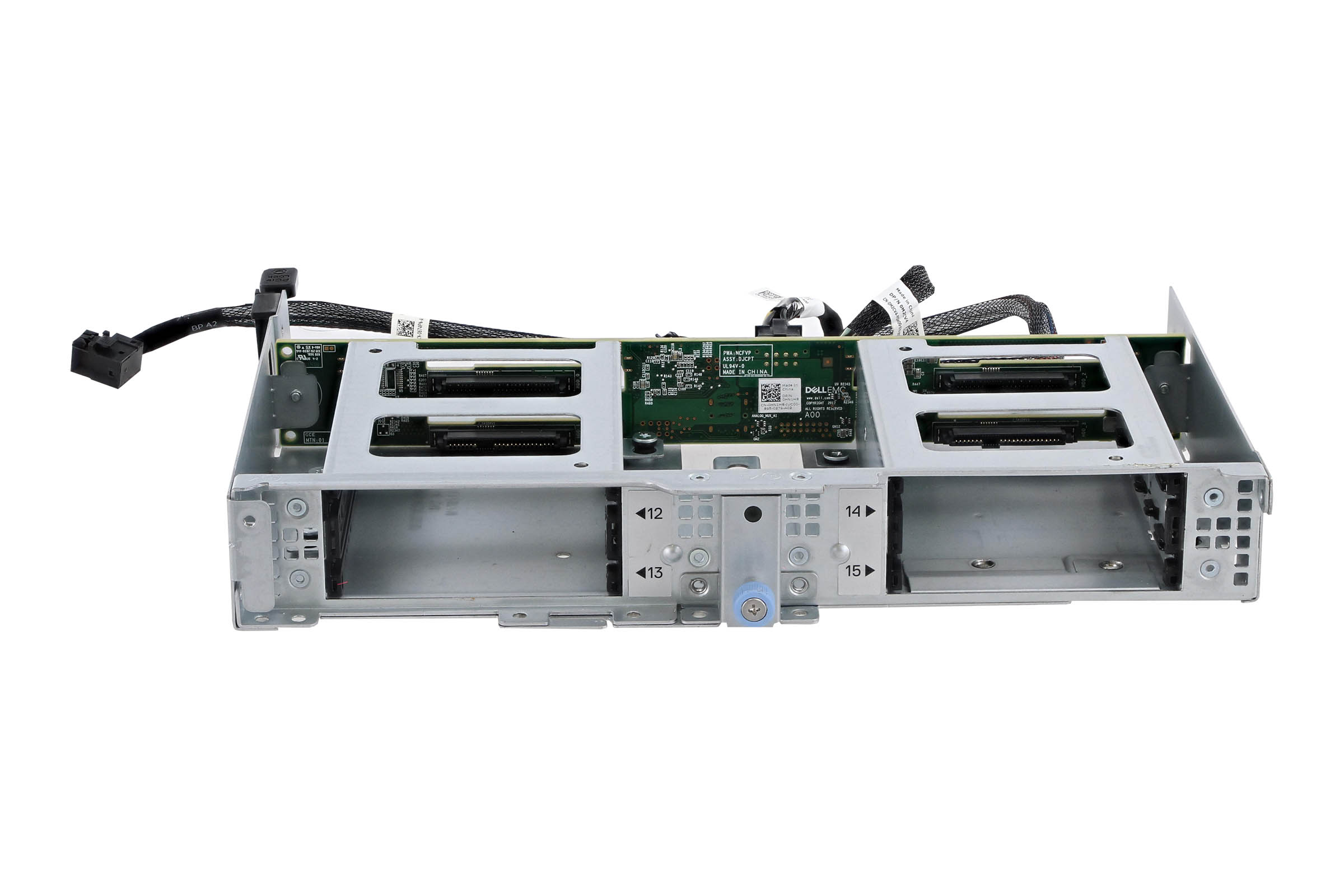 Dell PowerEdge R740XD 12x3.5" HD Drive cage with 1x4 2.5" Back panel ...