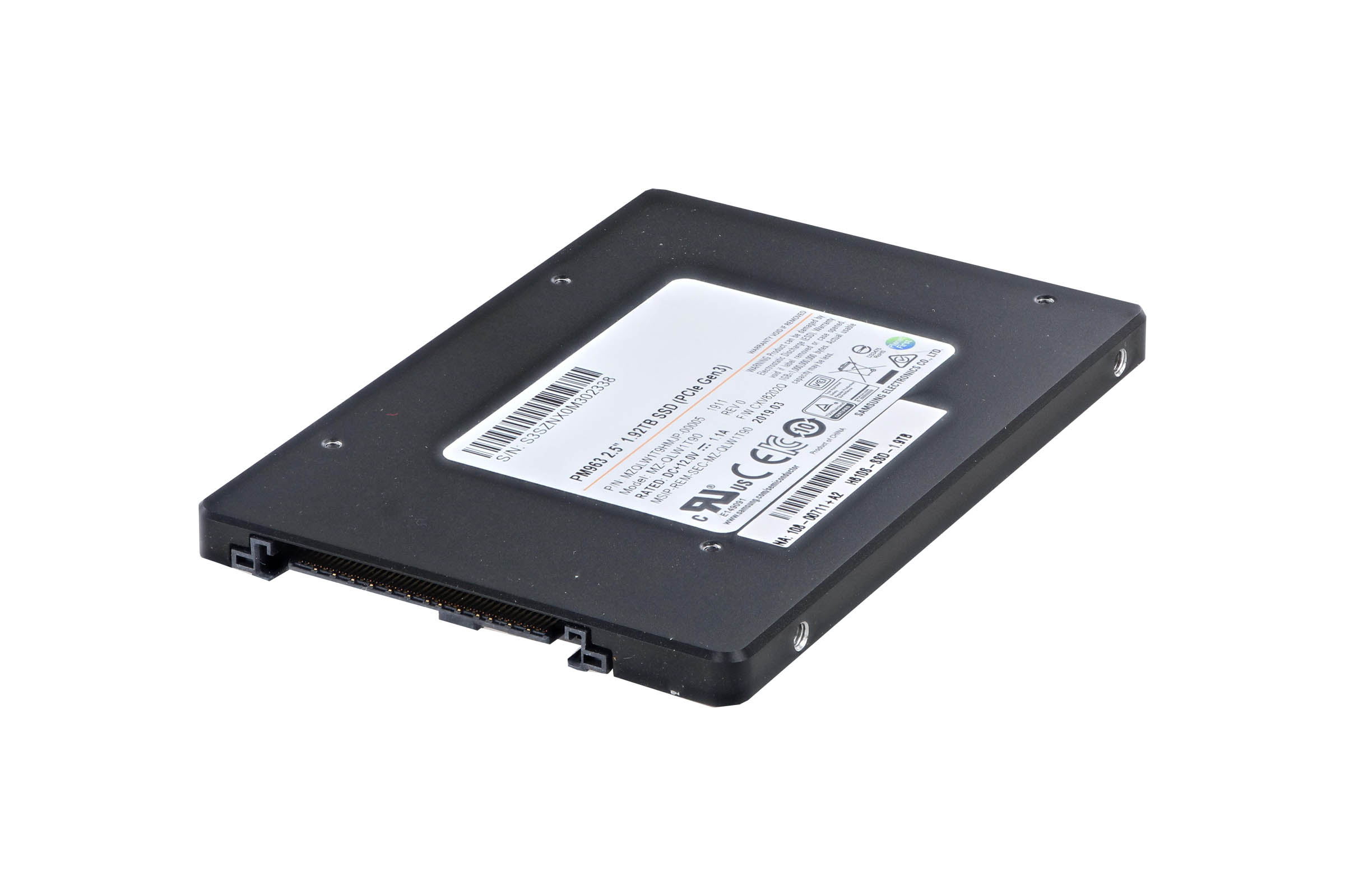 Samsung 1.92TB PCIe NVMe Gen3 2.5" SSD MZ-QLW1T90 | Buy Online