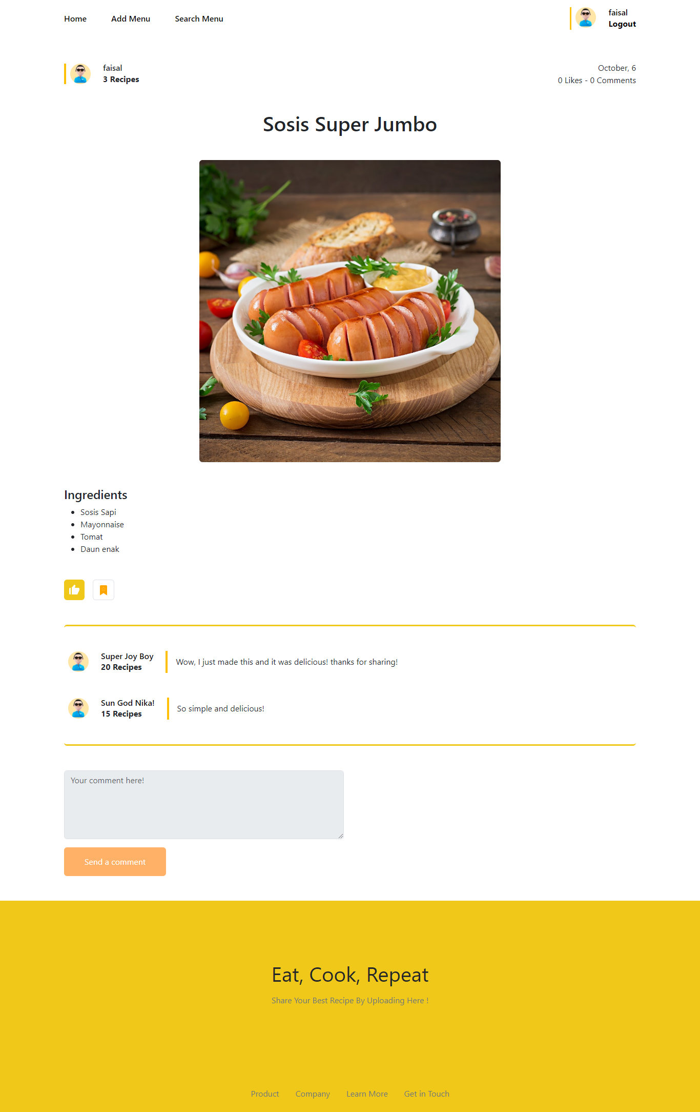 GitHub - matfaisall/recipe-frontend-redux: Mama Recipe is a web application that enables users ...
