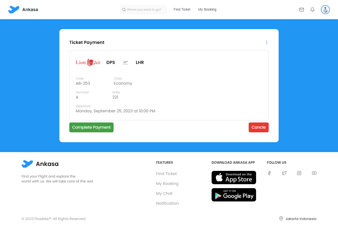 GitHub - matfaisall/ankasa-ticket: Ankasa Ticket is a web application that enables users to book ...