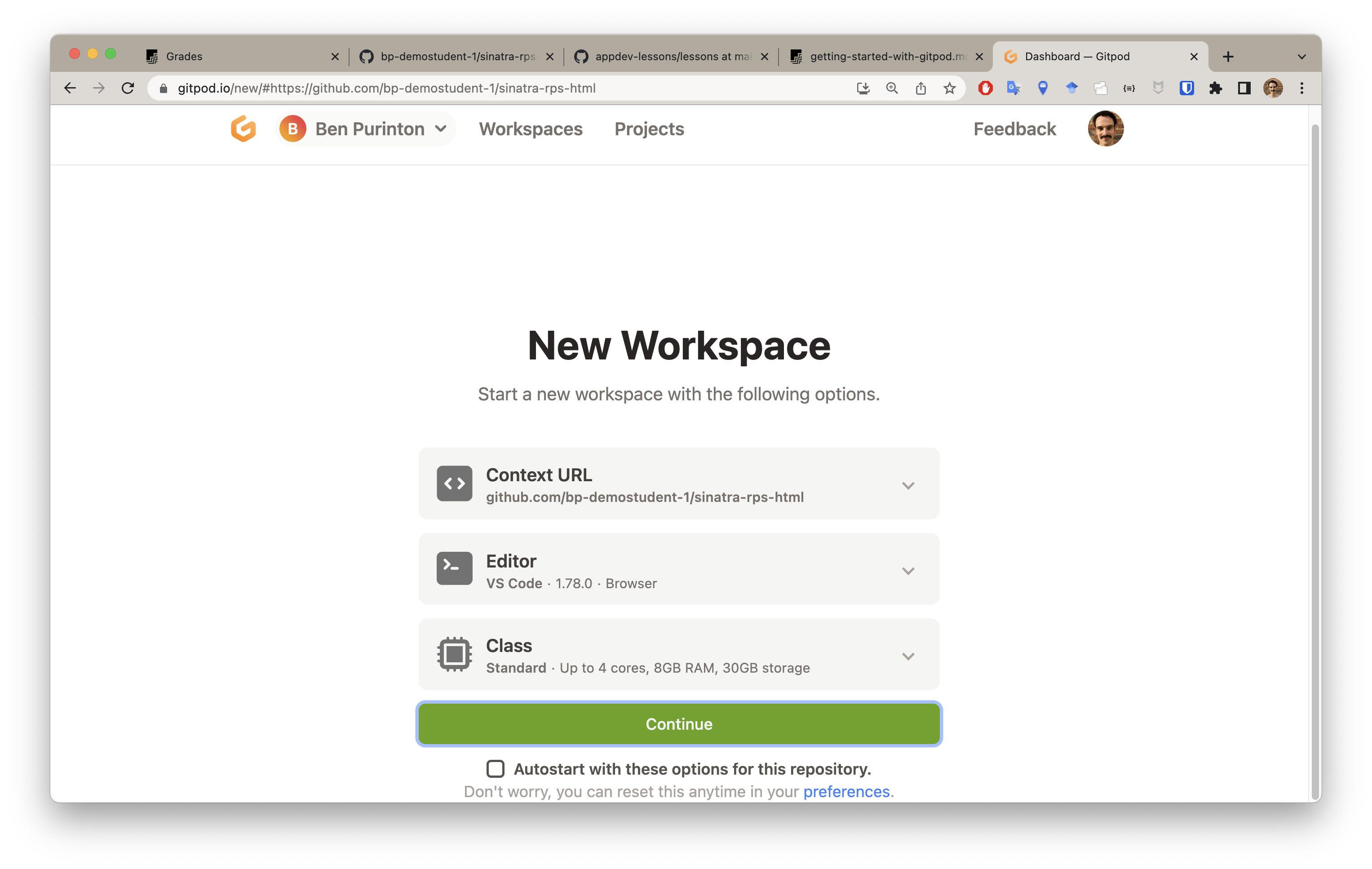 Gitpod Guide | Learn Gitpod Guide | Learn