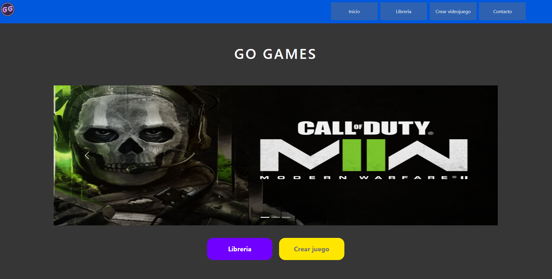 GitHub - agustinfraile/GoGames: Encuentra y descubre juegos nuevos en ...