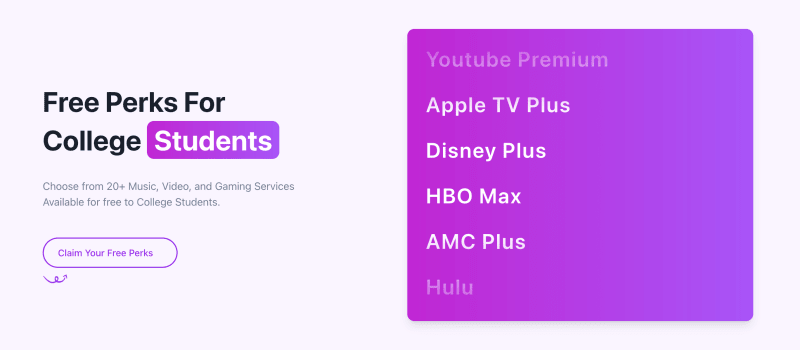Liifperks | Free Perks For College Students