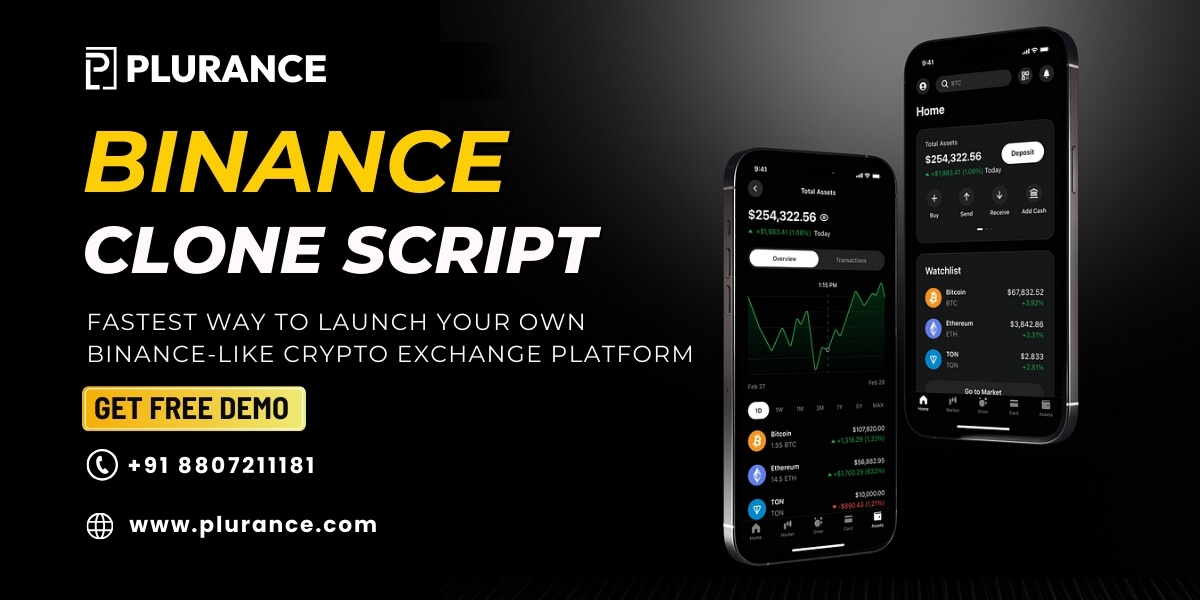 Binance Clone Script | White Label Binance Clone Software