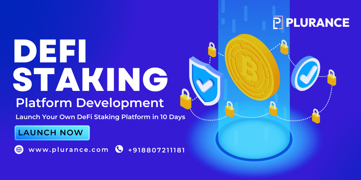 DeFi Staking Platform Development Company - Plurance