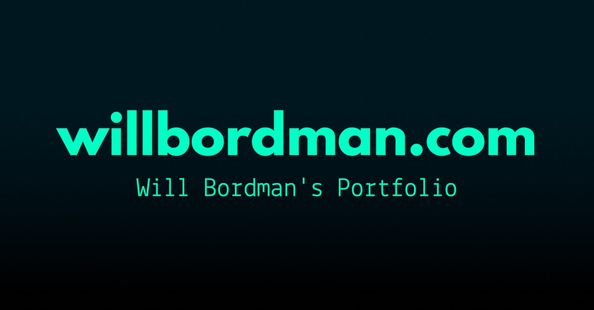 Home | Will Bordman
