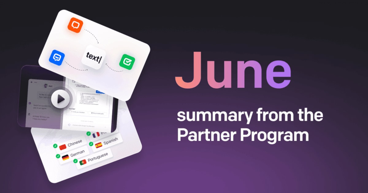 June Partner Update: First Look at Text App, Localized Websites, and ...