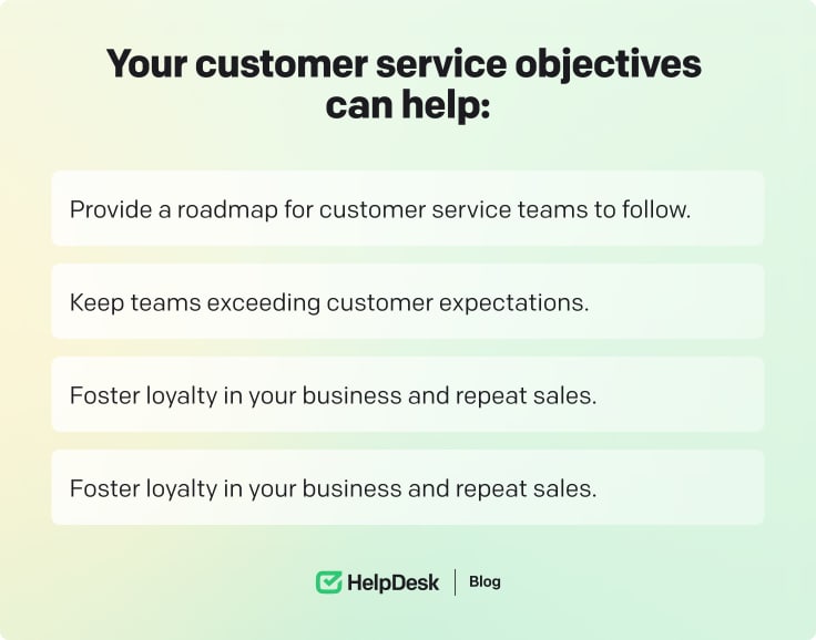 Defining the Best Customer Service Objectives