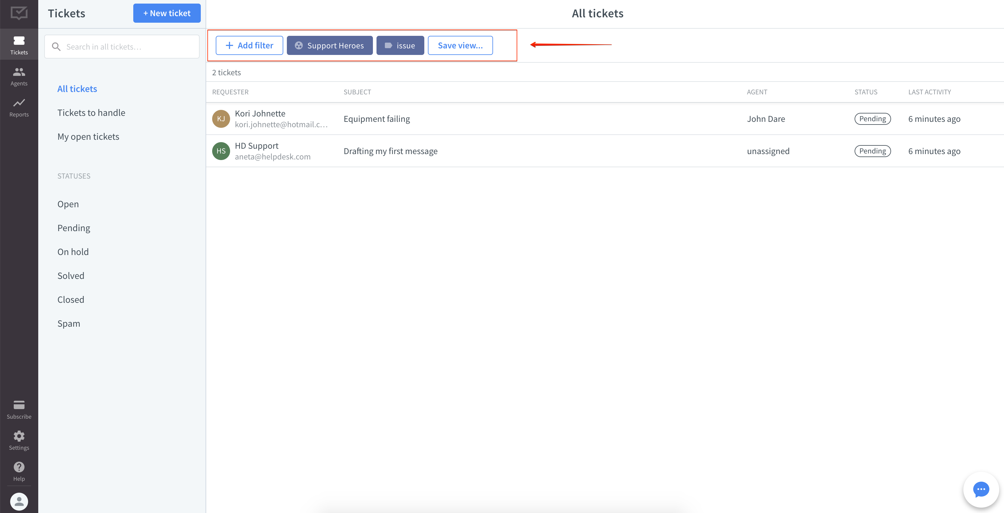 What are "My Views" | HelpDesk Help Center