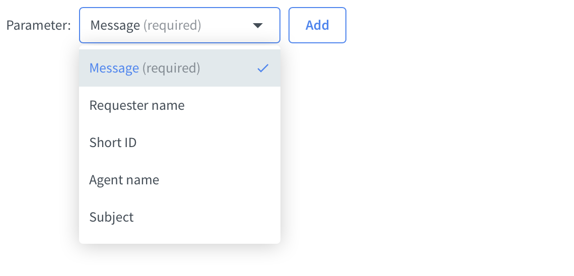 Email template | HelpDesk Help Center