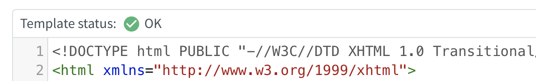 Email template | HelpDesk Help Center