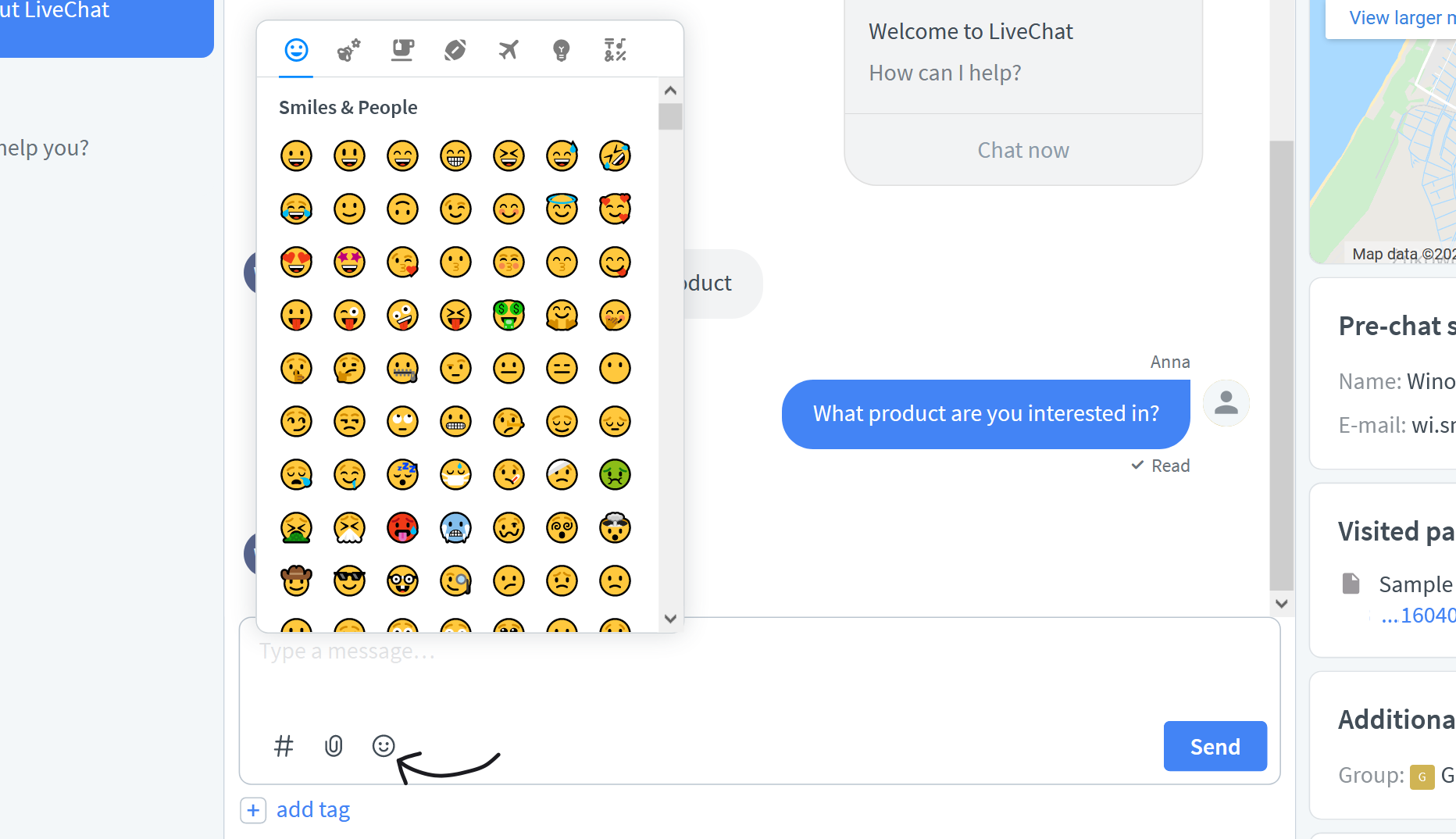 Chat Window - Start Chatting With Customers | LiveChat Help Center