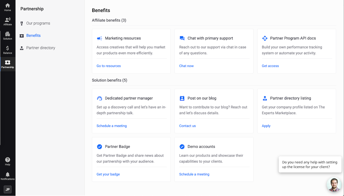What’s in your Partner App