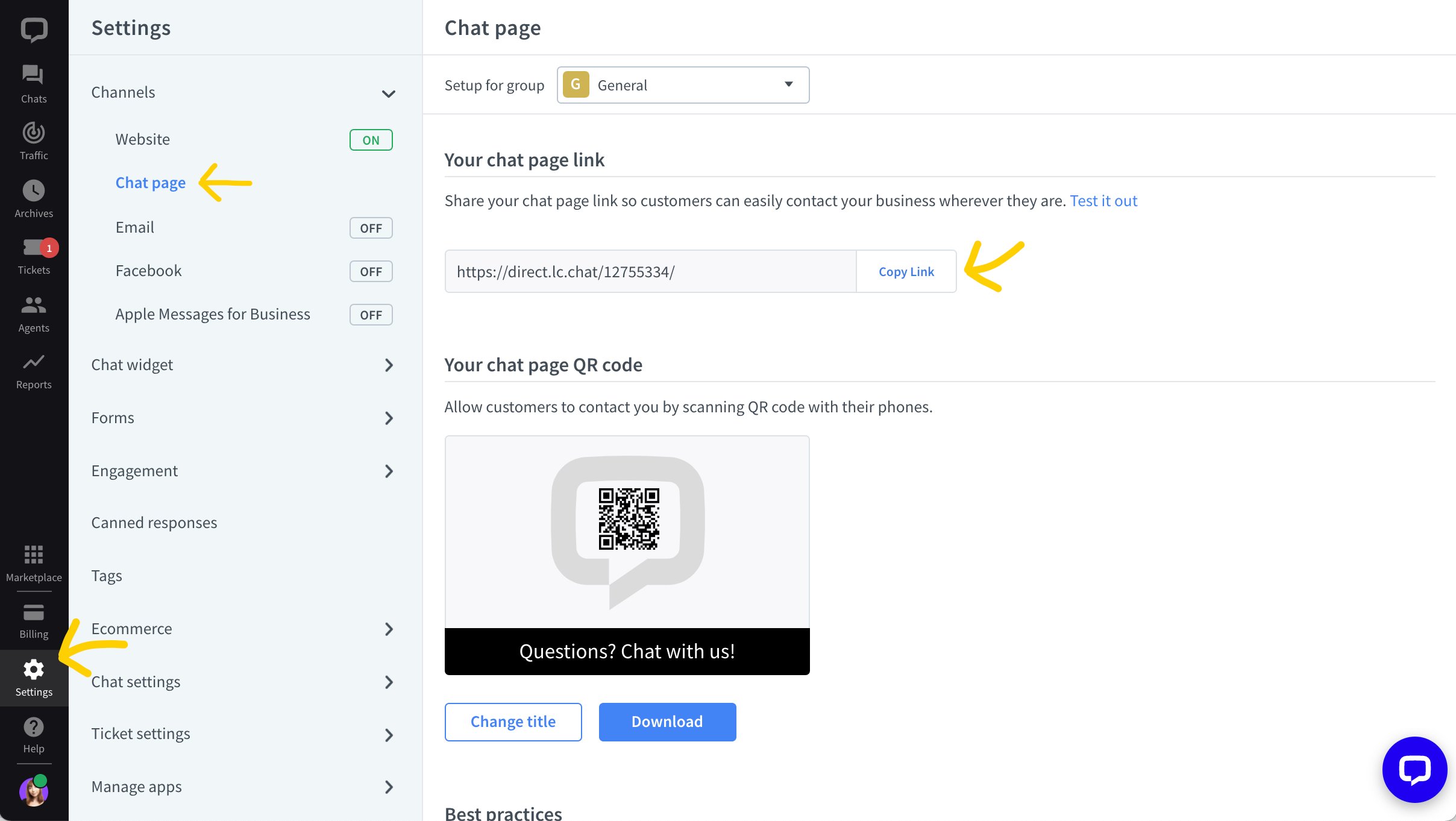 Set up LiveChat on Your Website and Onboard Your Team | LiveChat Help ...