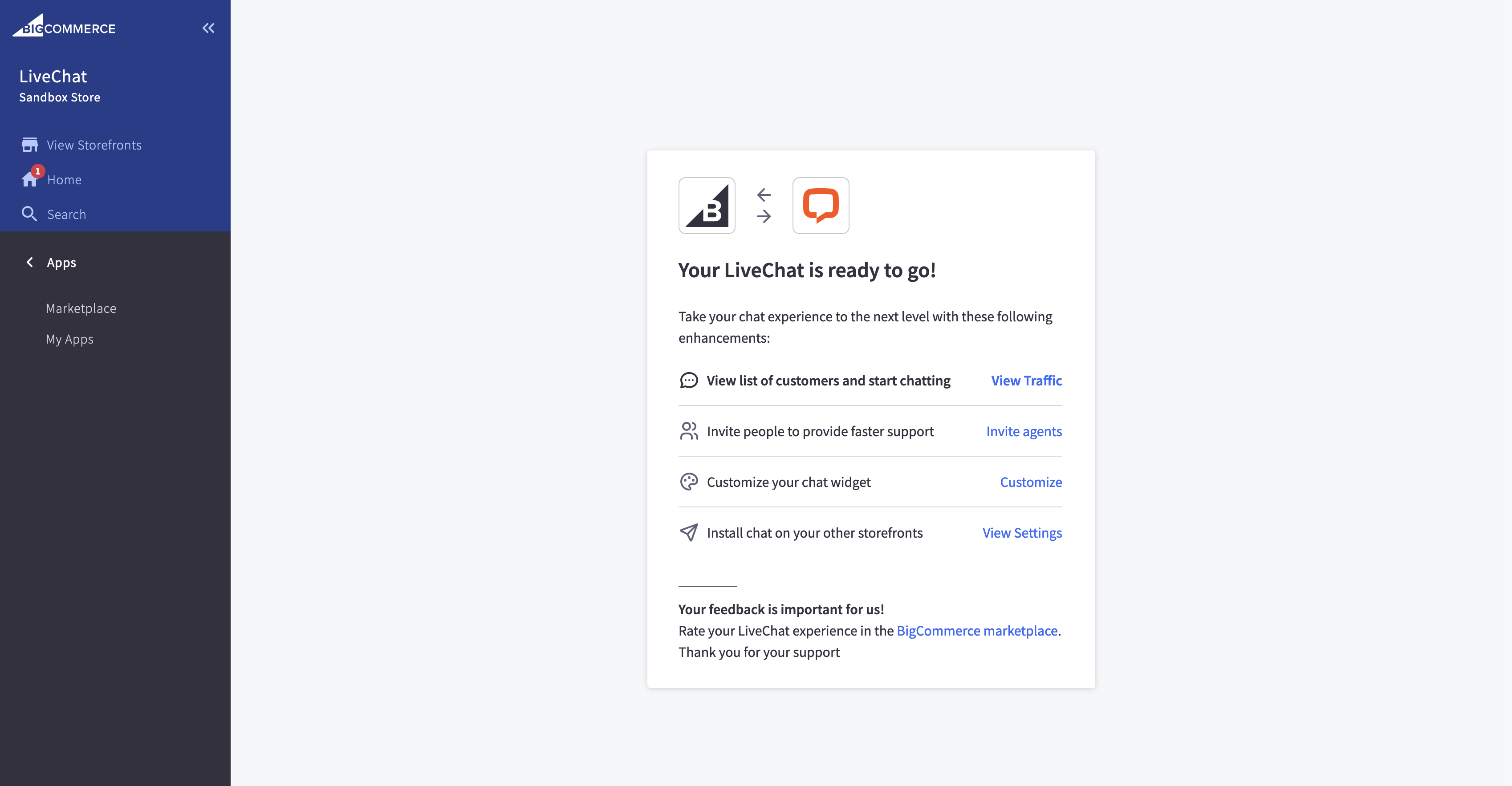 BigCommerce LiveChat | LiveChat Help Center