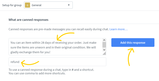 How to set canned responses in LiveChat | LiveChat Help Center