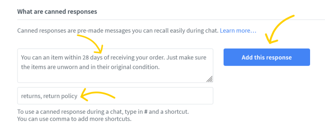How to set canned responses in LiveChat | LiveChat Help Center