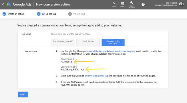 Google AdWords: tracking chat conversions | LiveChat Help Center ...