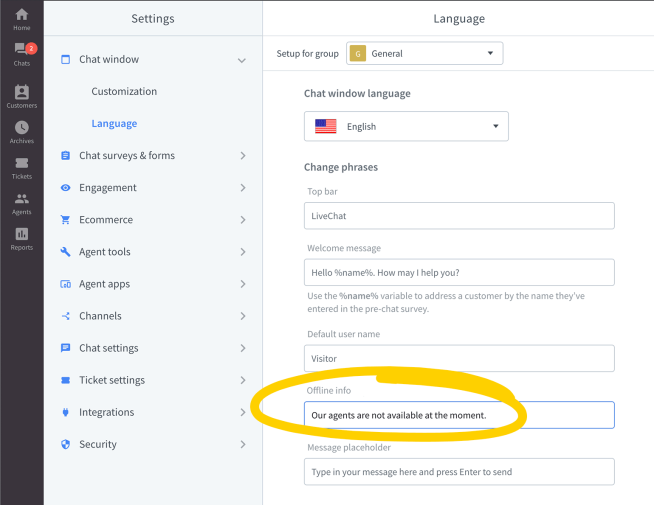 Chat history explained | LiveChat Help Center