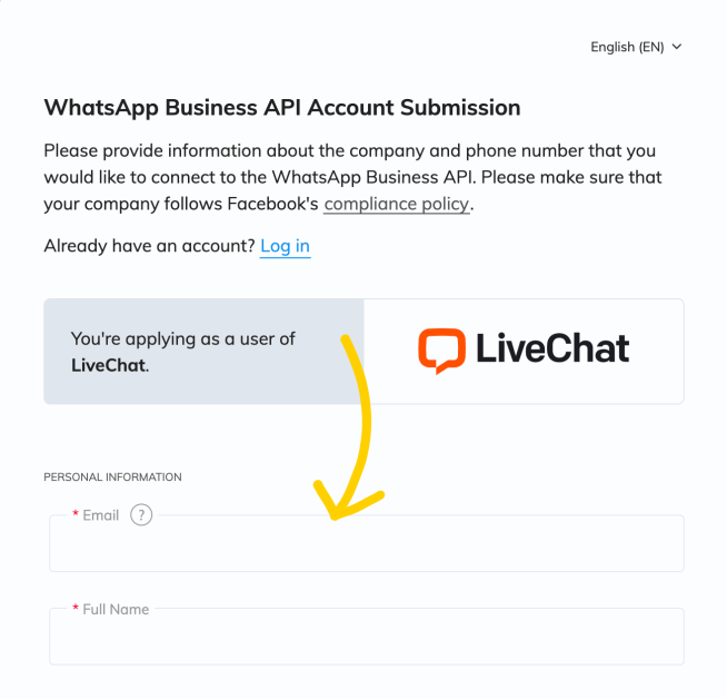 WhatsApp Business: Connect with over 2 billion users | LiveChat Help Center