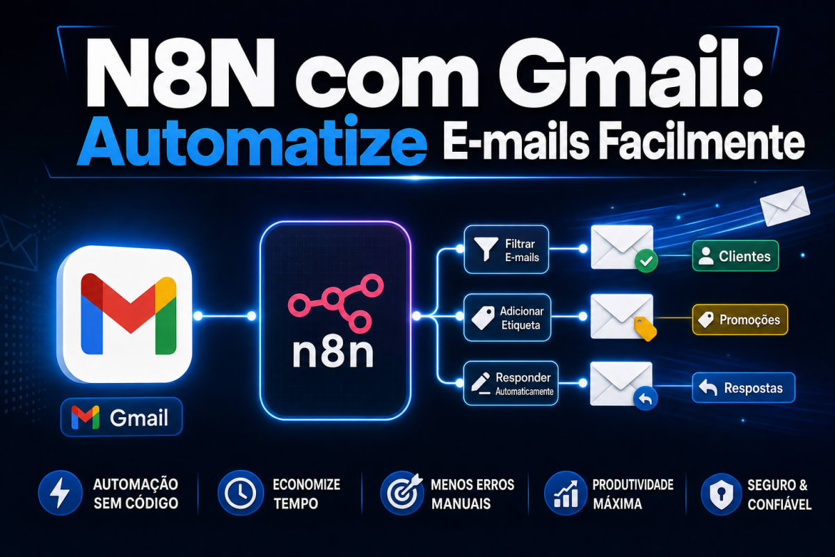 N8N com Gmail: Automatize E-mails Facilmente — Modo Dev